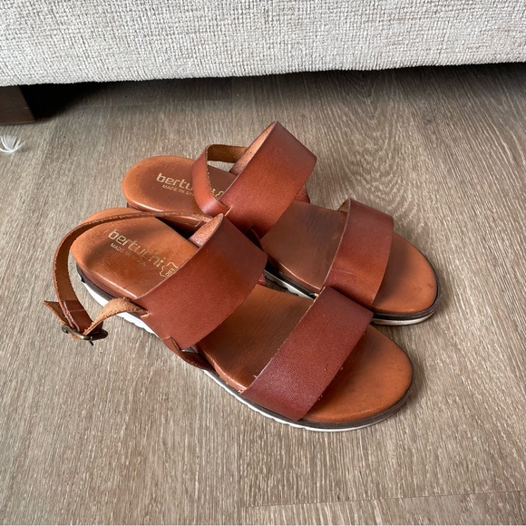 Bertuchi | Shoes | Bertuchi Womens Brown Leather Sandals 839 Made In ...